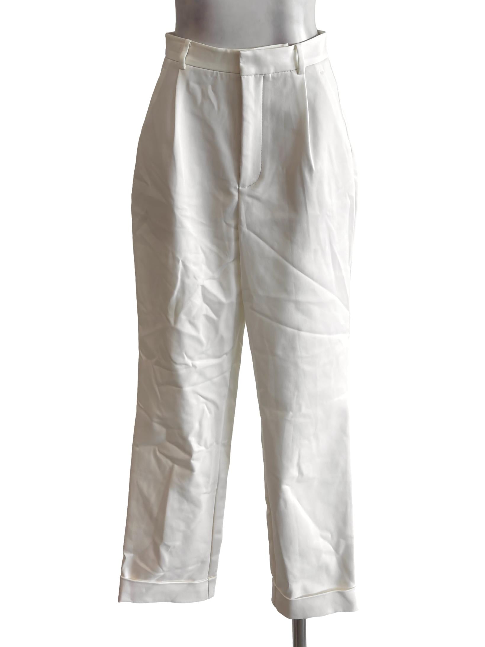 Love Bonito Cream Unlined Suit Pant | REFASH