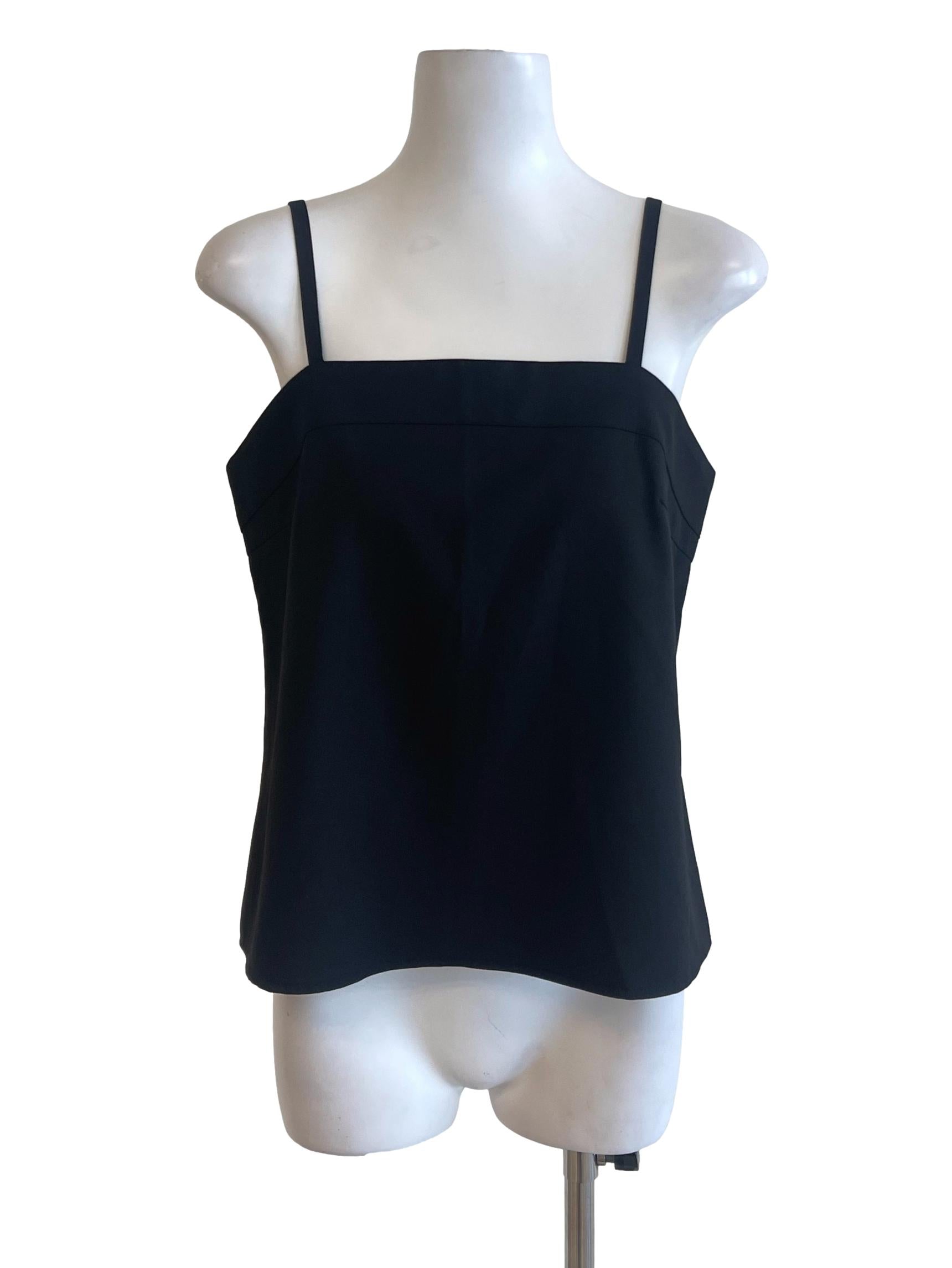 Love Bonito Black Plain Spaghetti Strap Top | REFASH