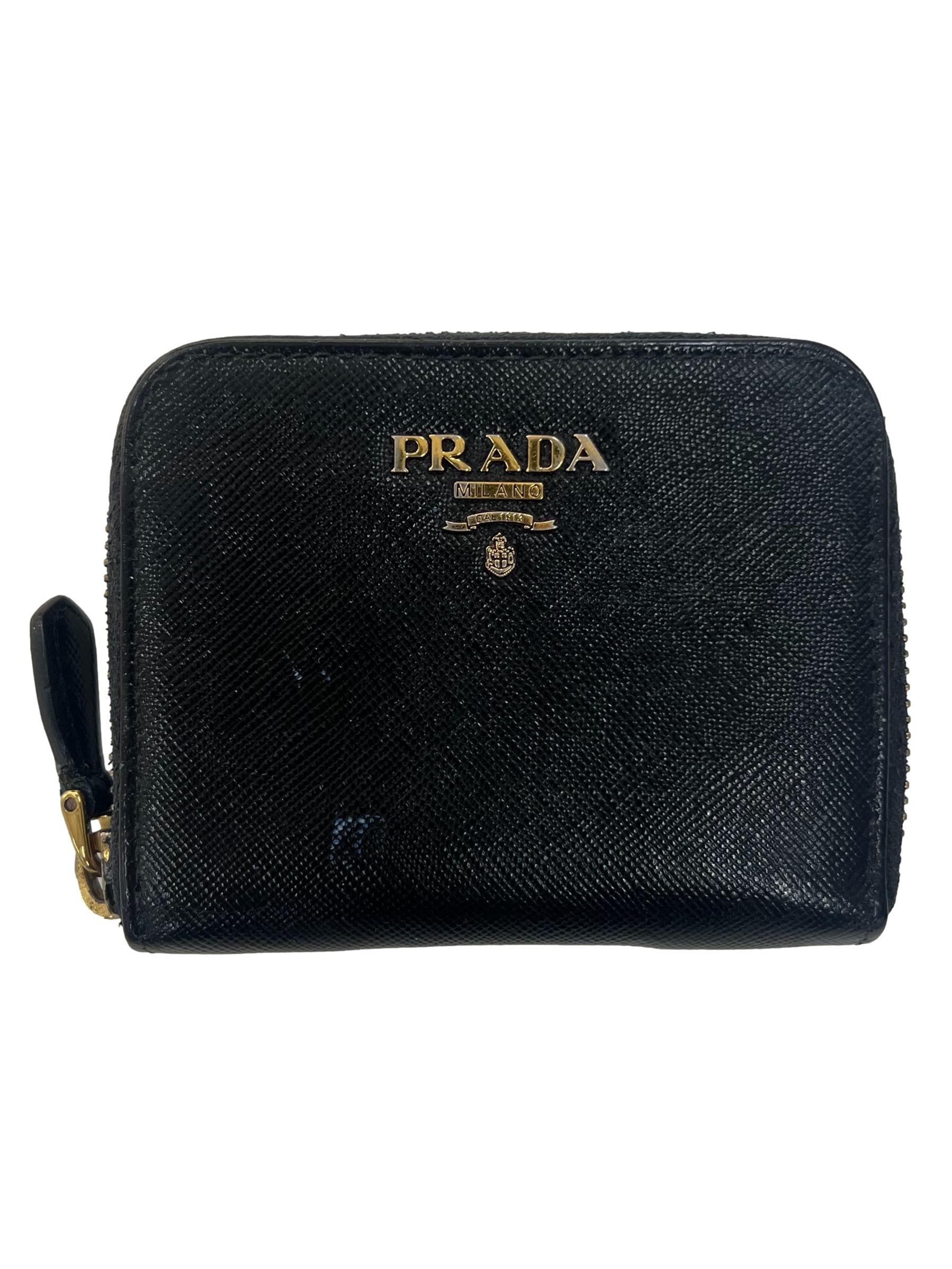 Prada Black Prada Coin Purse | REFASH