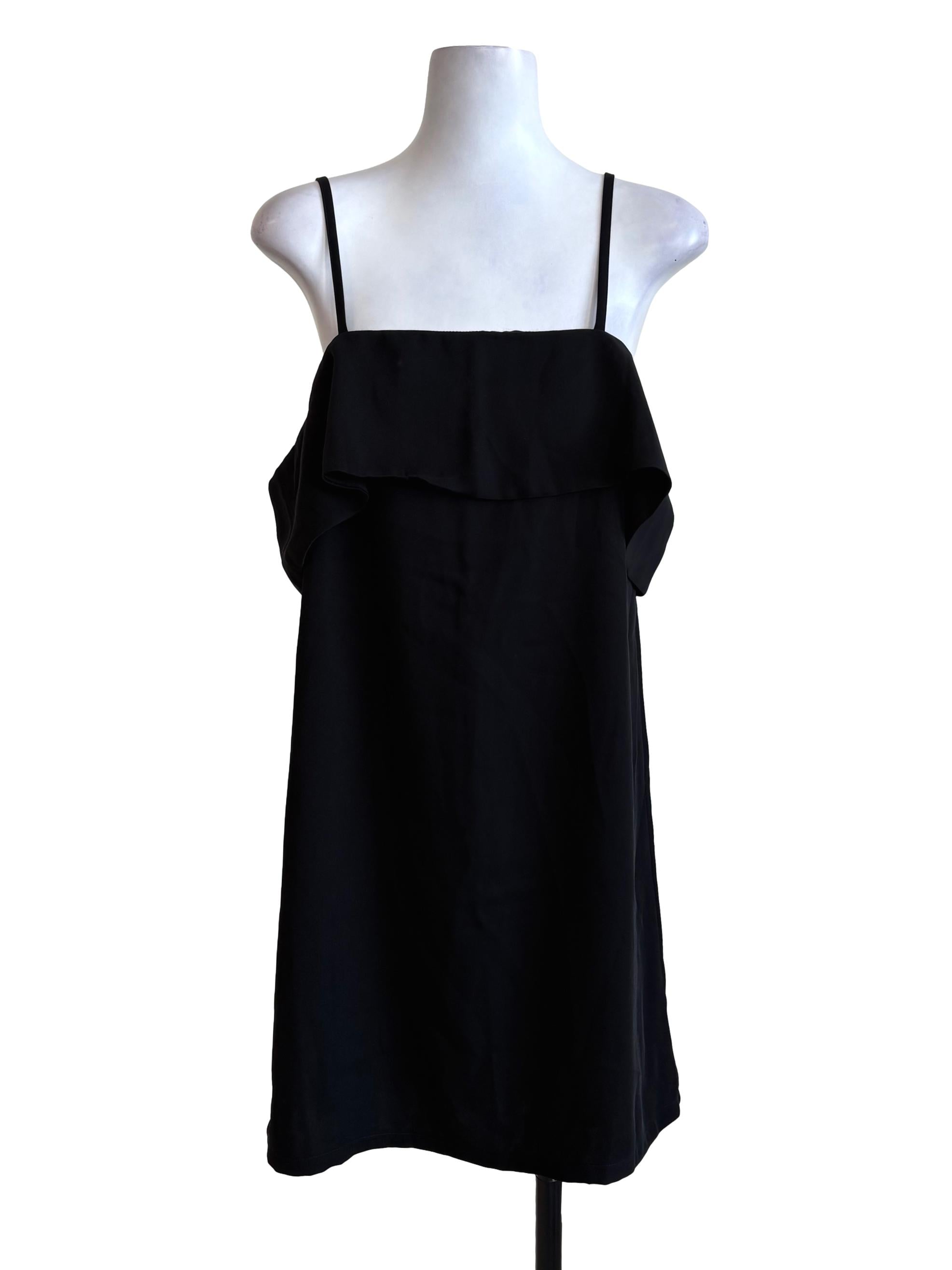 Osmose Black Layered Dress | REFASH