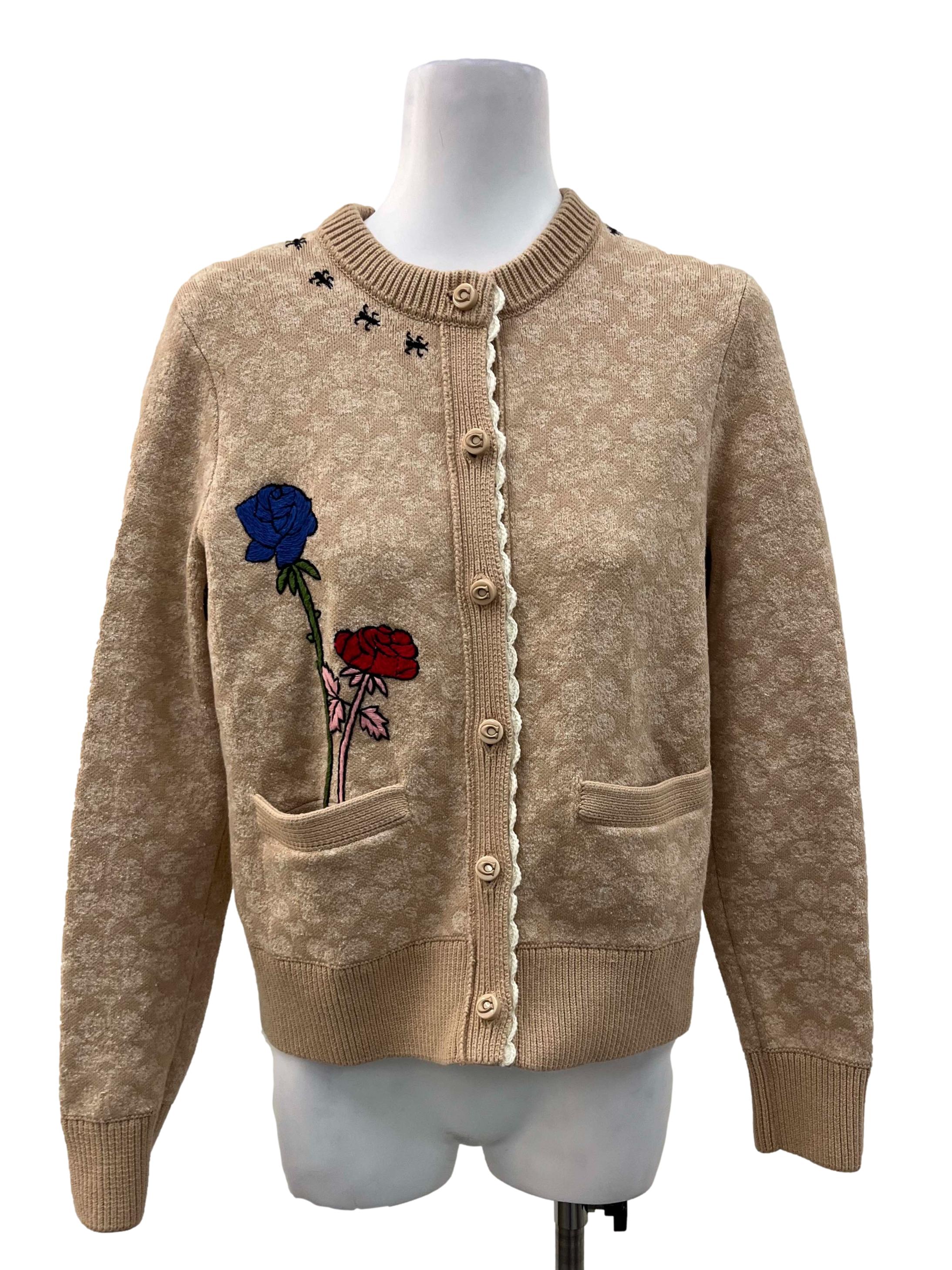 Coach Coach X Observed By Us Signature Knit Cardigan | REFASH