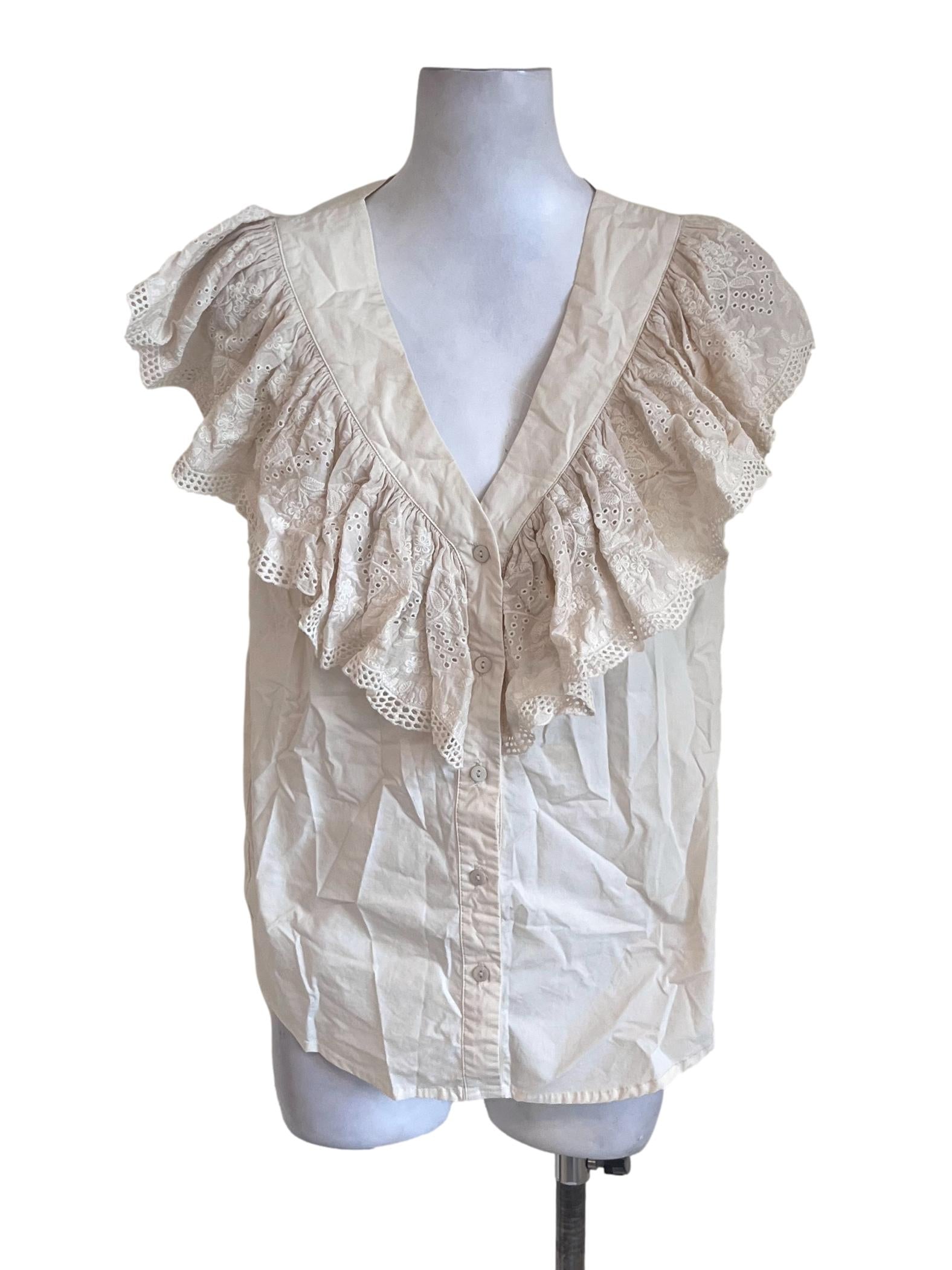 Saturday Club Alabaster White Top | REFASH