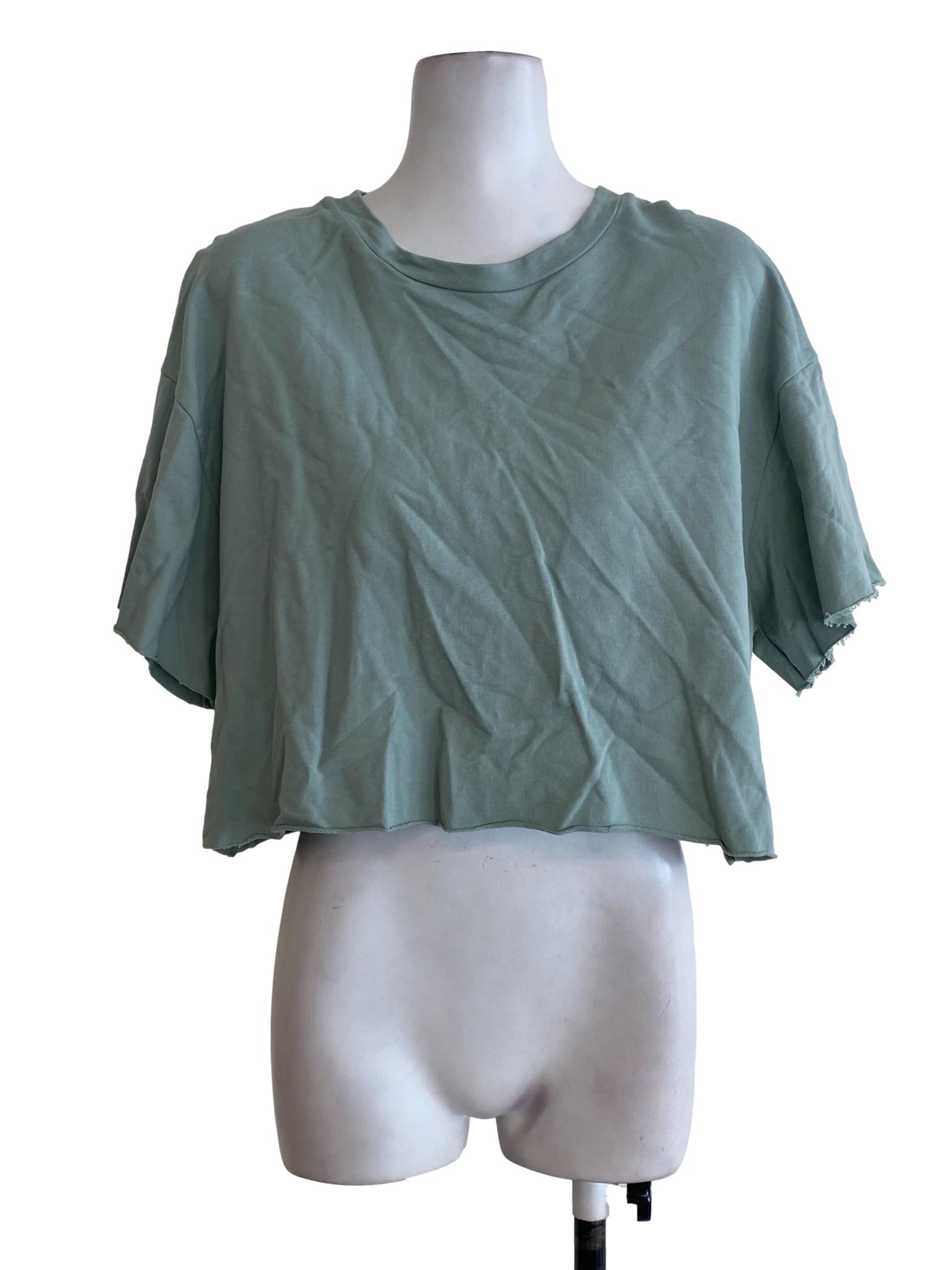 Neonmello Cyan Green Top | REFASH