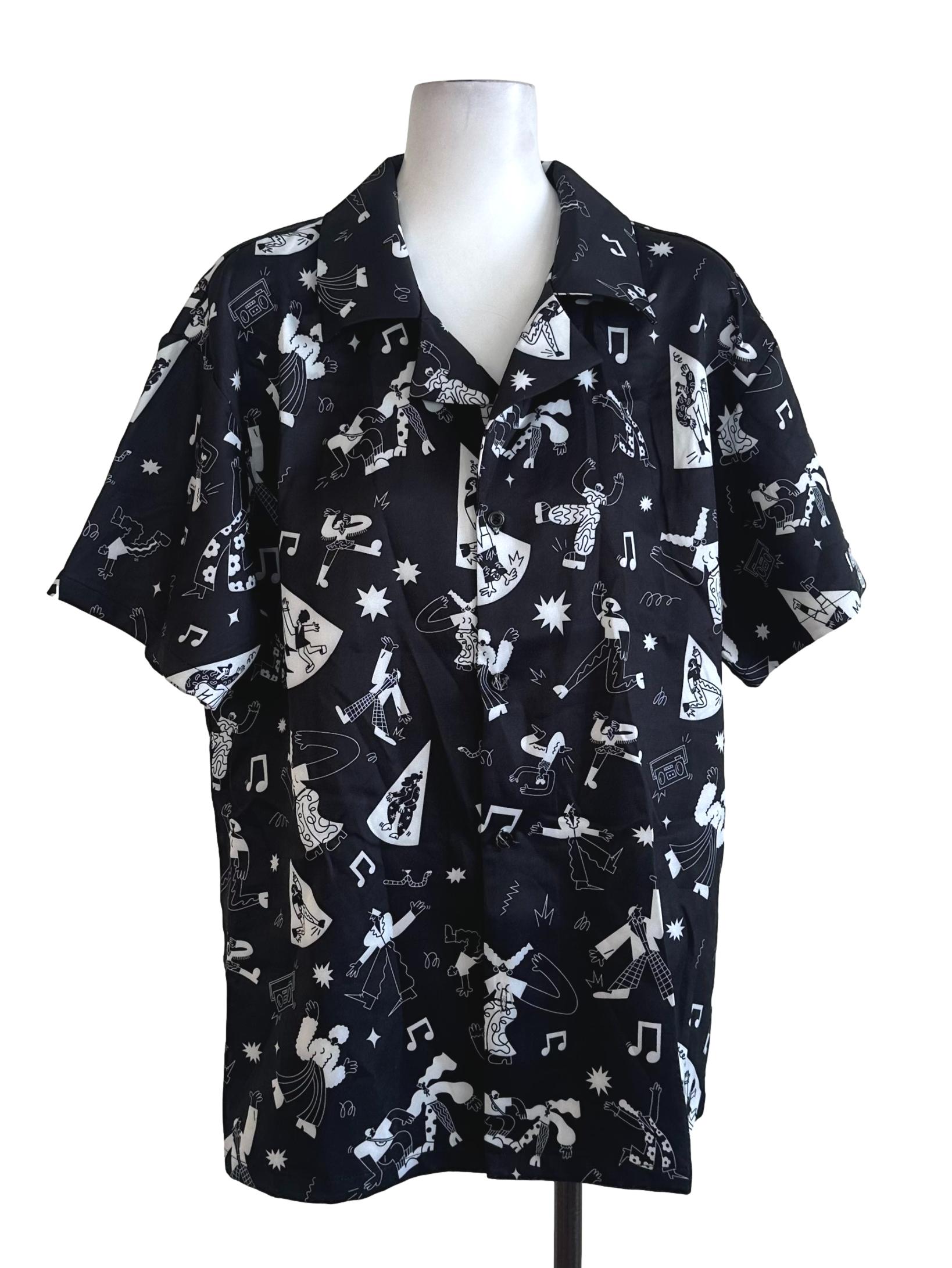 Superga x Beyed Spud Black Collar Pattern Top | REFASH