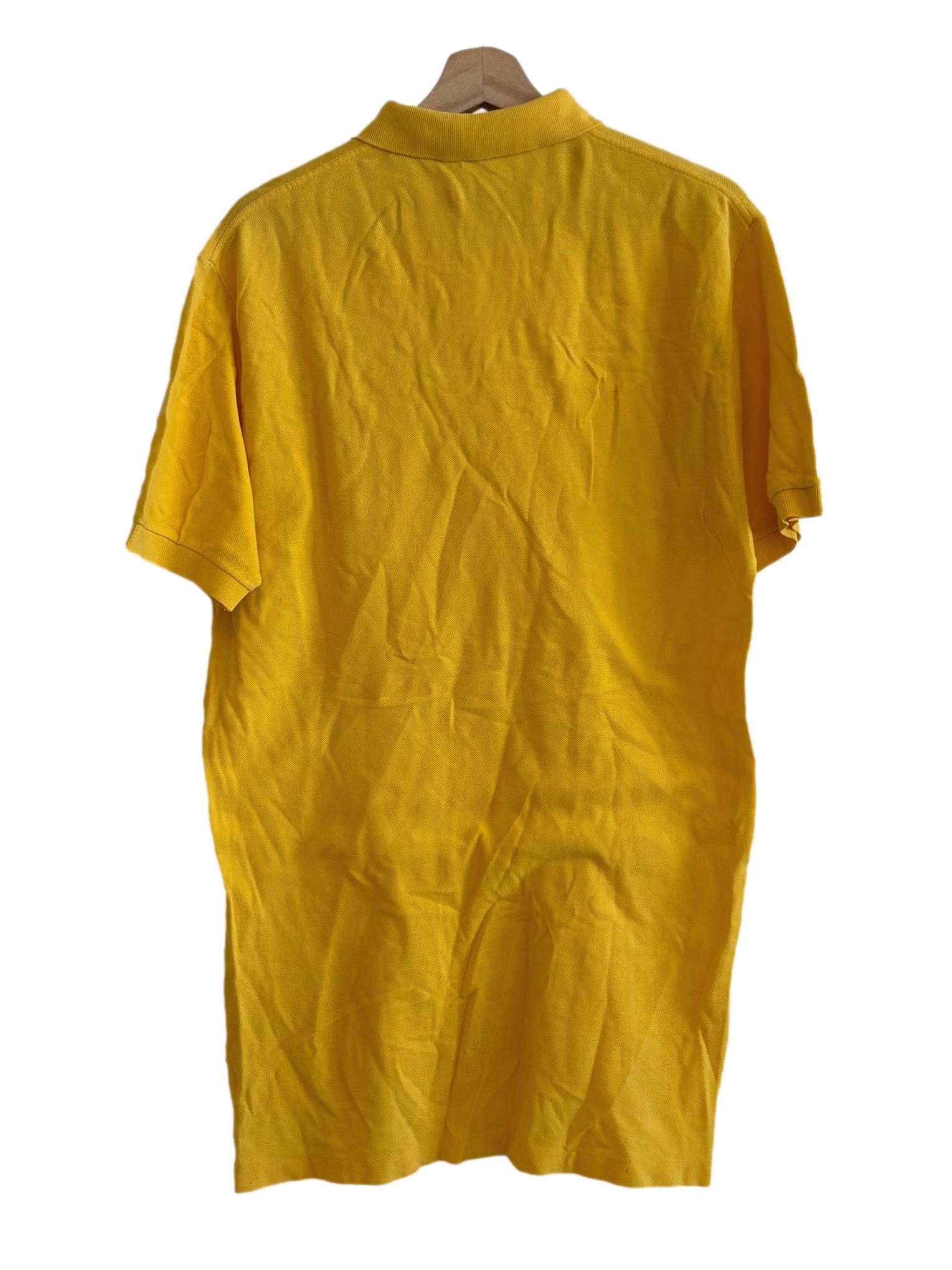 Ralph Lauren Butter Yellow Long Polo Shirt | REFASH