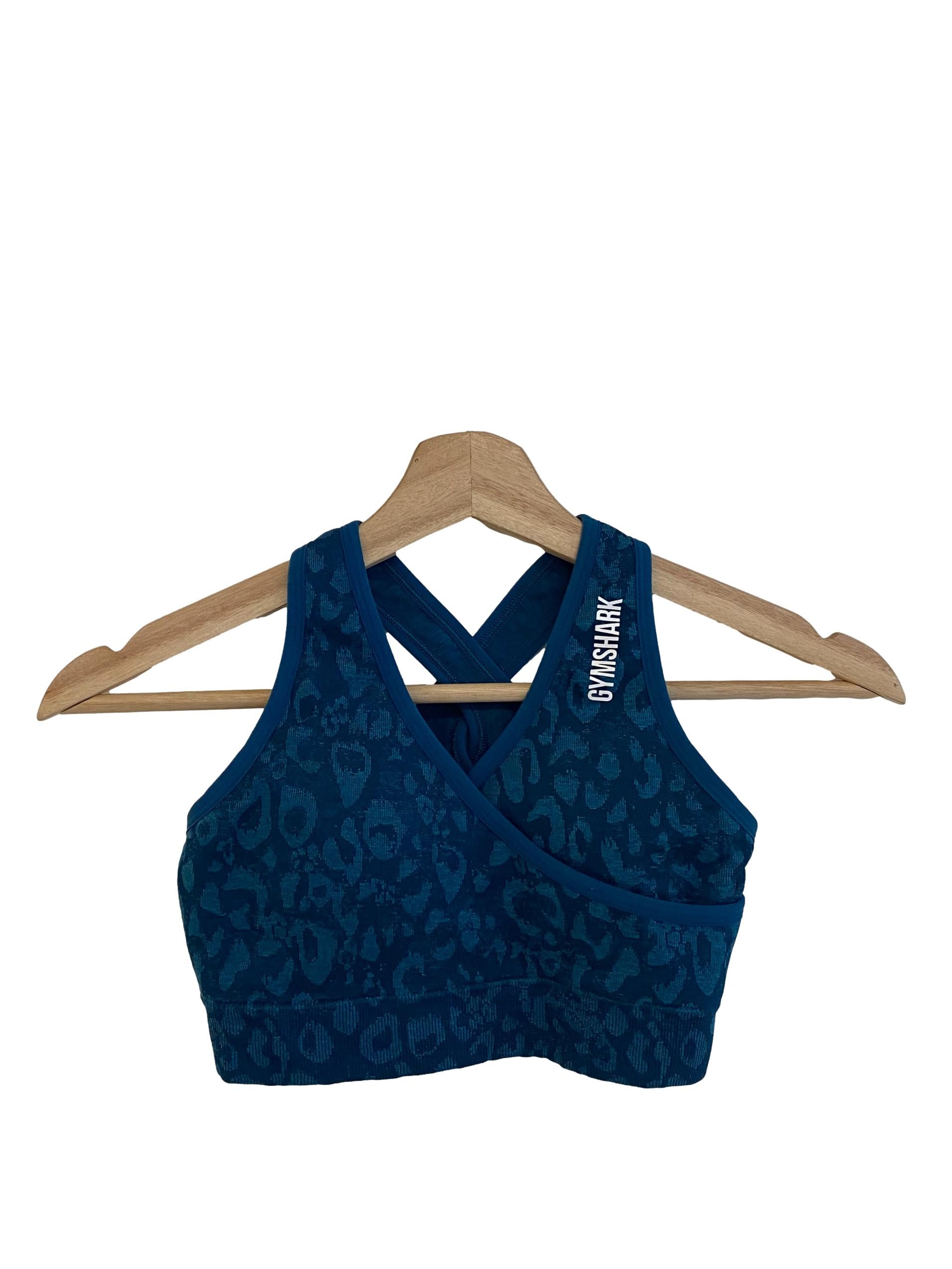 Gym Shark Peacock Patterned Sport Bras | REFASH